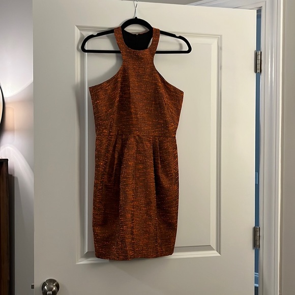 HUNTER BELL | Dresses | Adorable Hunter Dixon Orange Tweed Dress | Poshmark